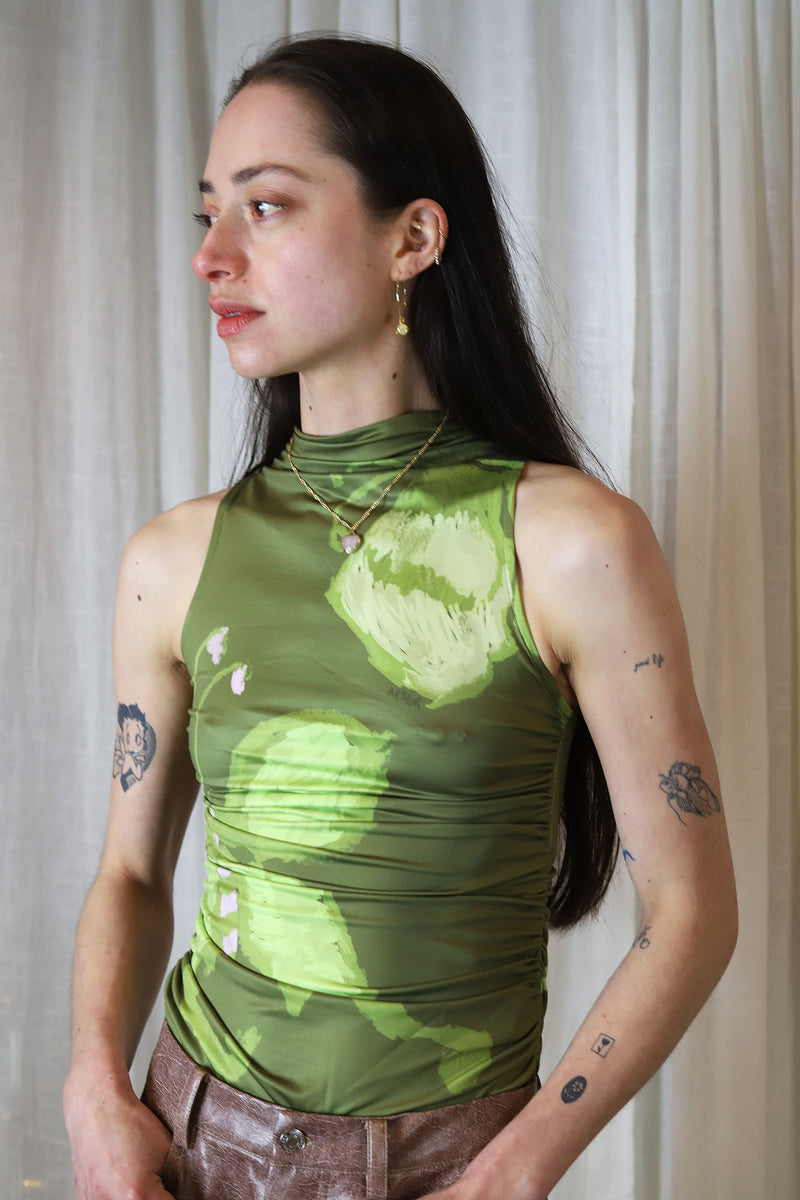 Arthur Apparel | Ruched Turtle Neck Tank | B-Fly – The Norah Store